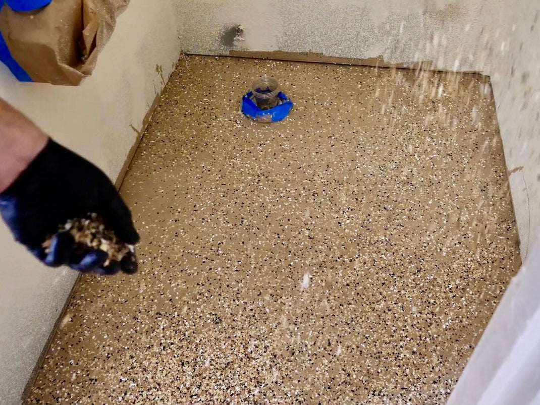 Step-by-Step Epoxy Flake Flooring Tutorial – Stone Coat Countertops