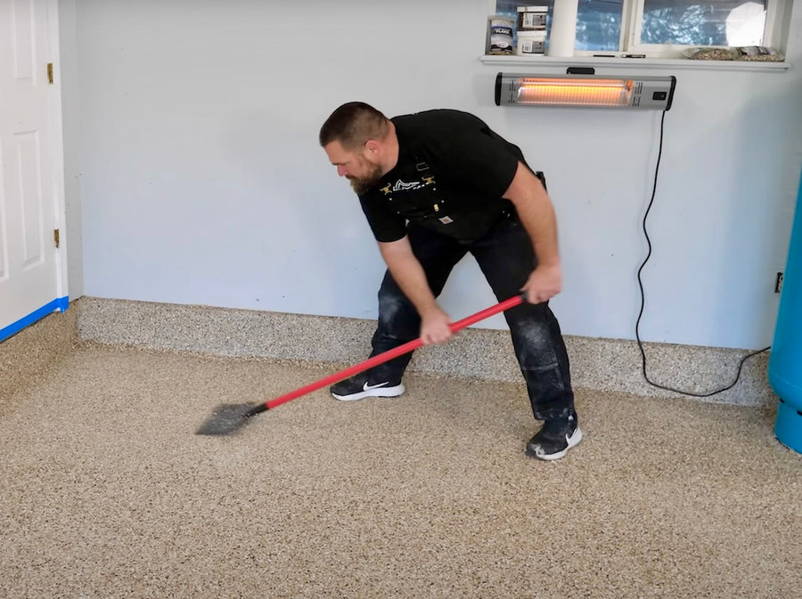 Step-by-Step Epoxy Flake Flooring Tutorial – Stone Coat Countertops